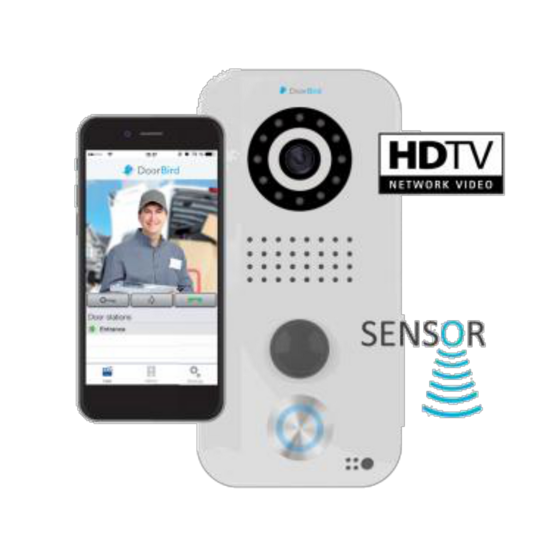 DoorBird IP Video Door Station D101 – Threecubes